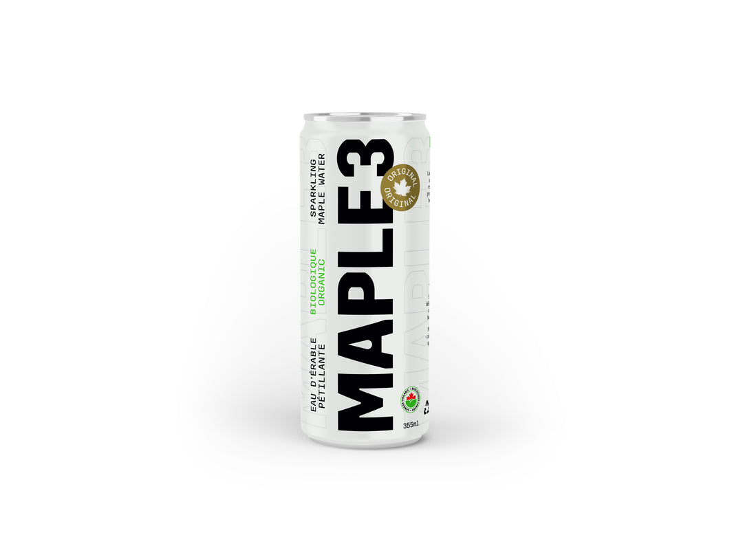 Maple 3 Sparkling Maple Water Original 355ml – About Me Organics