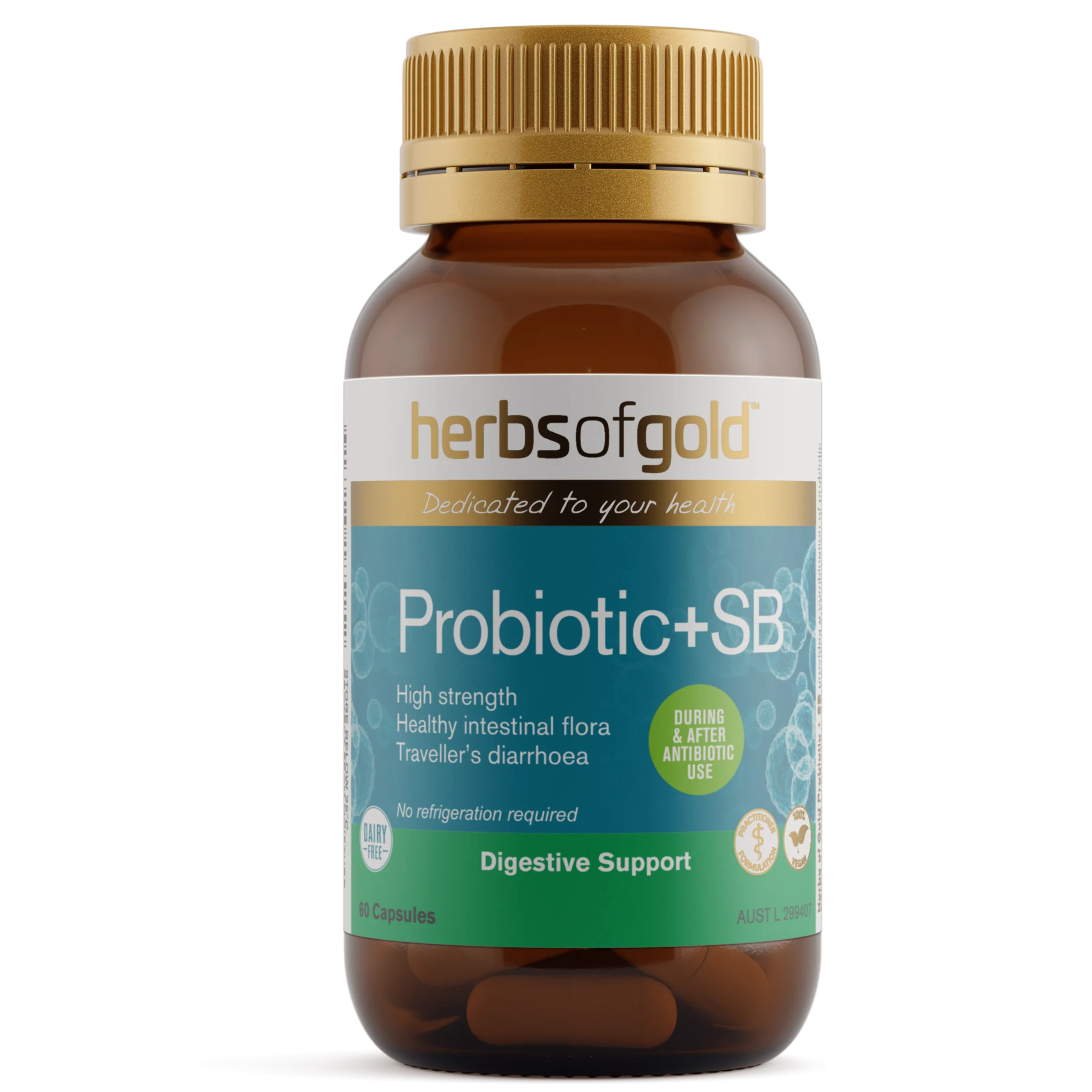 Herbs Of Gold Probiotic + Sb 60c – About Me Organics