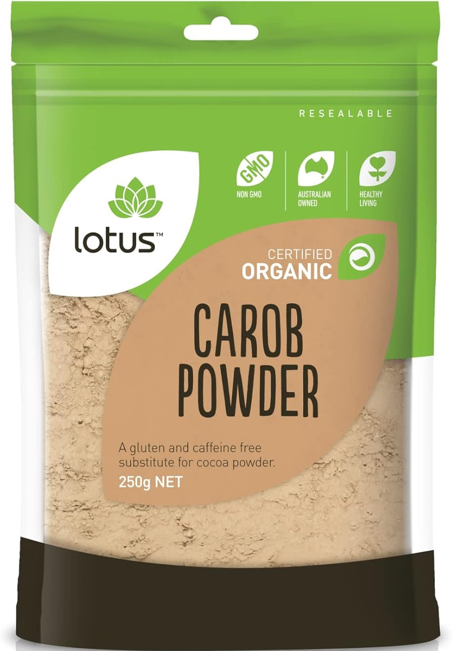 Lotus Carob Powder Organic 250g – About Me Organics
