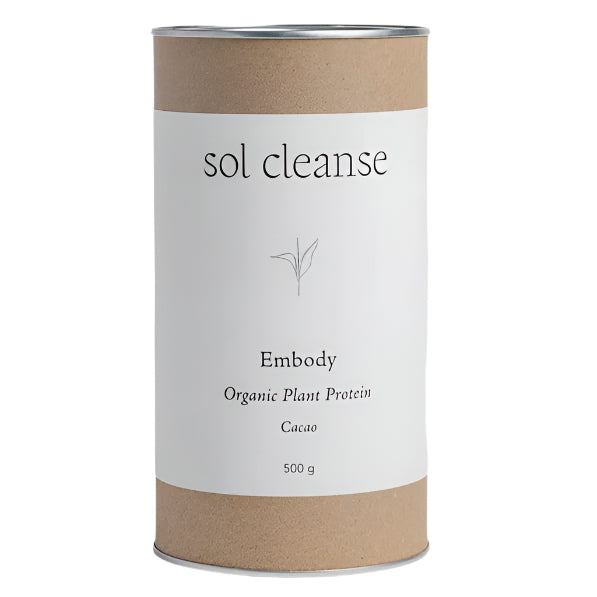 Sol Cleanse Embody Plant Protein Chocolate 500g – About Me Organics