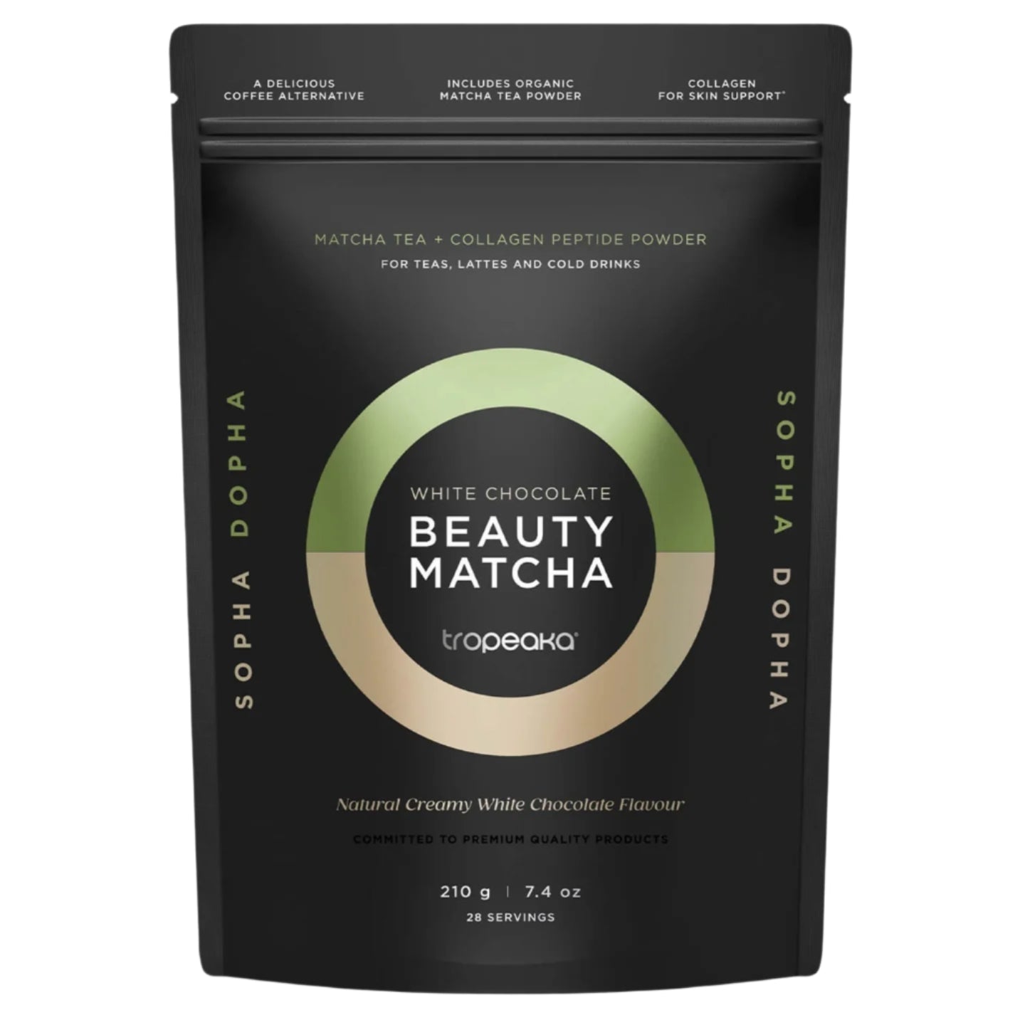Tropeaka Beauty Matcha In White Chocolate Flavour 210g – About Me Organics