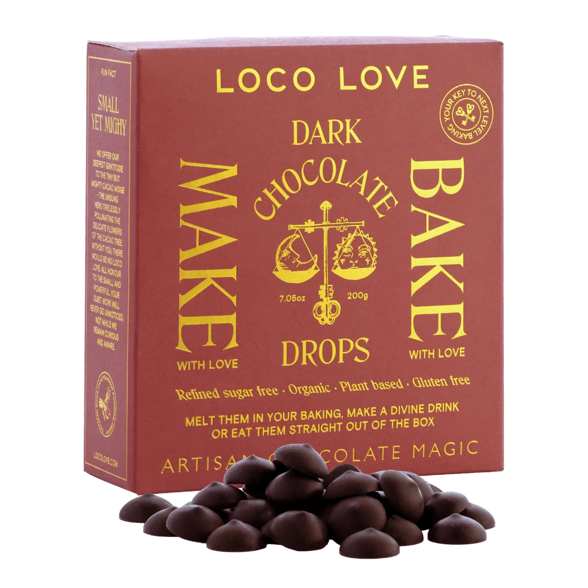 Loco Love Dark Choc Drops – About Me Organics