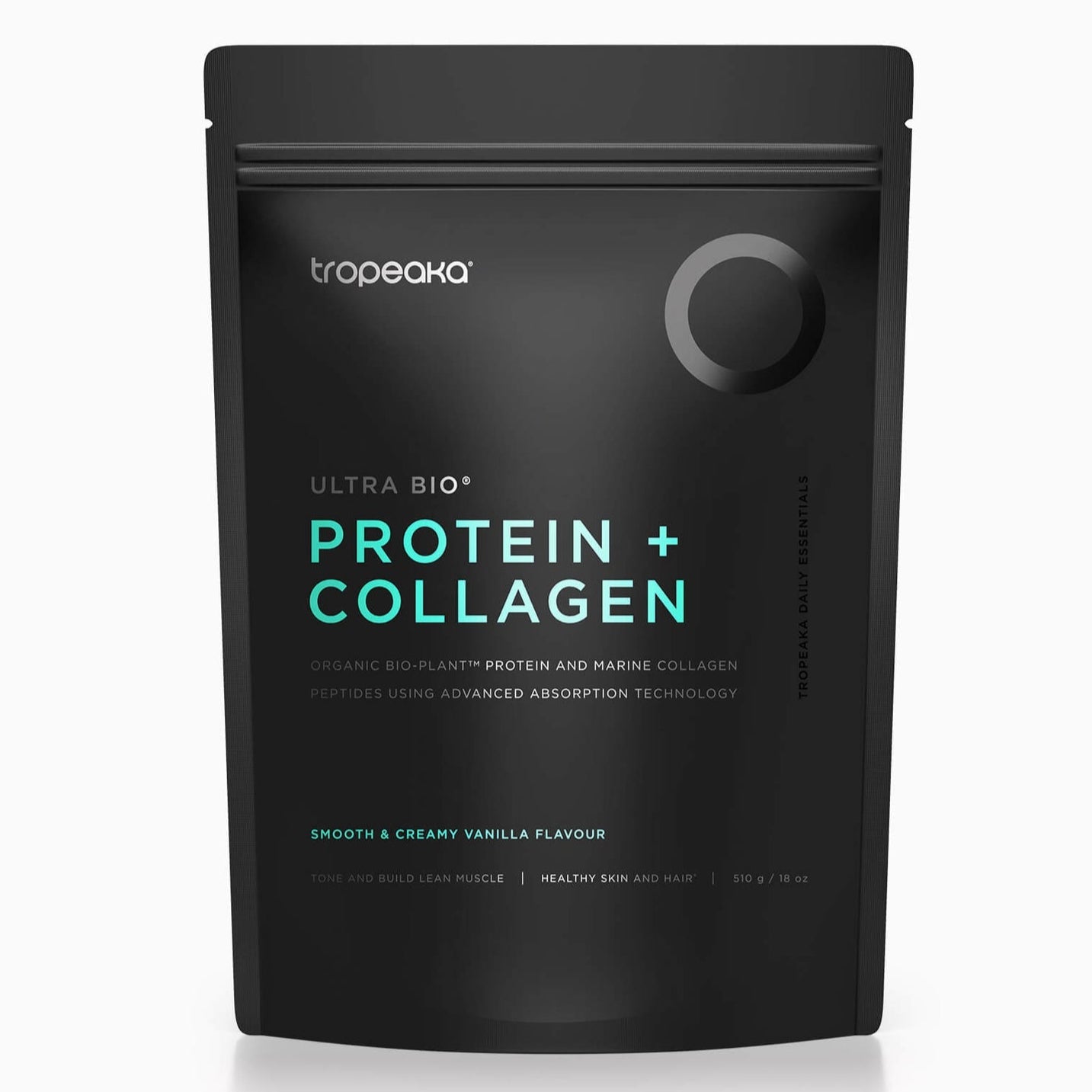 Tropeaka Protein & Collagen Vanilla 510g – About Me Organics