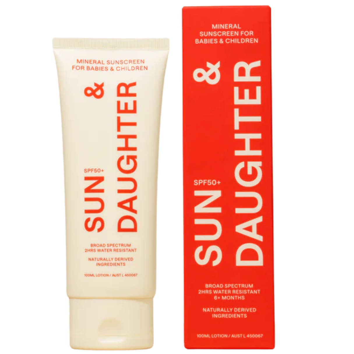 Sun & Daughter Spf50+ Mineral Sunscreen For Babies & Children 100ml ...